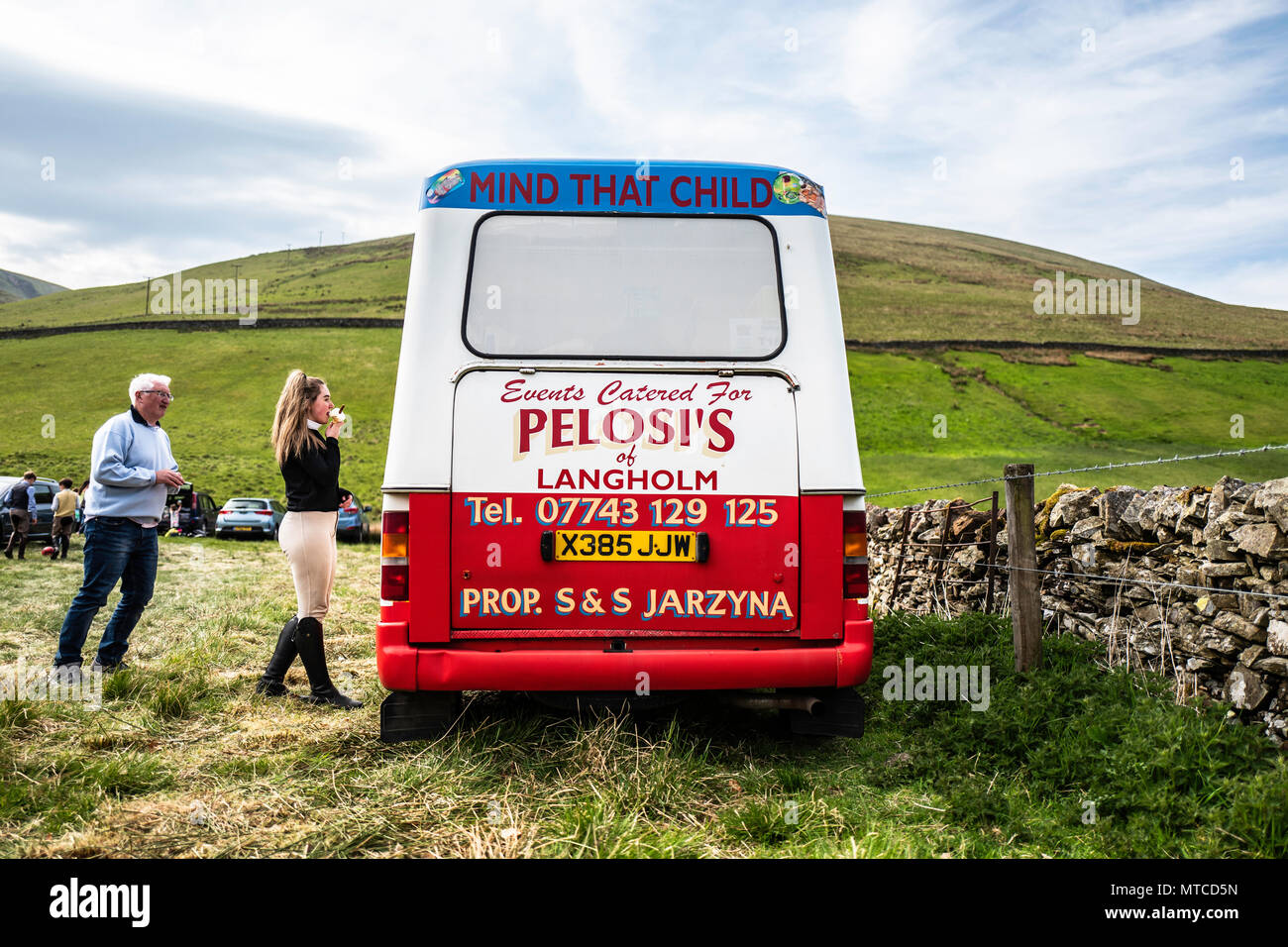 Gathering Langholm Common Riding Scotland High Resolution Stock ...