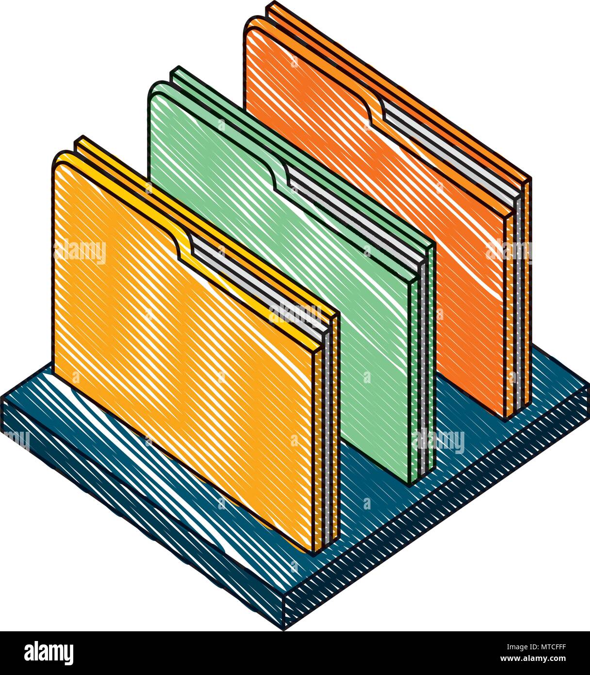 Rack 3d paper icon symbol hi-res stock photography and images - Alamy