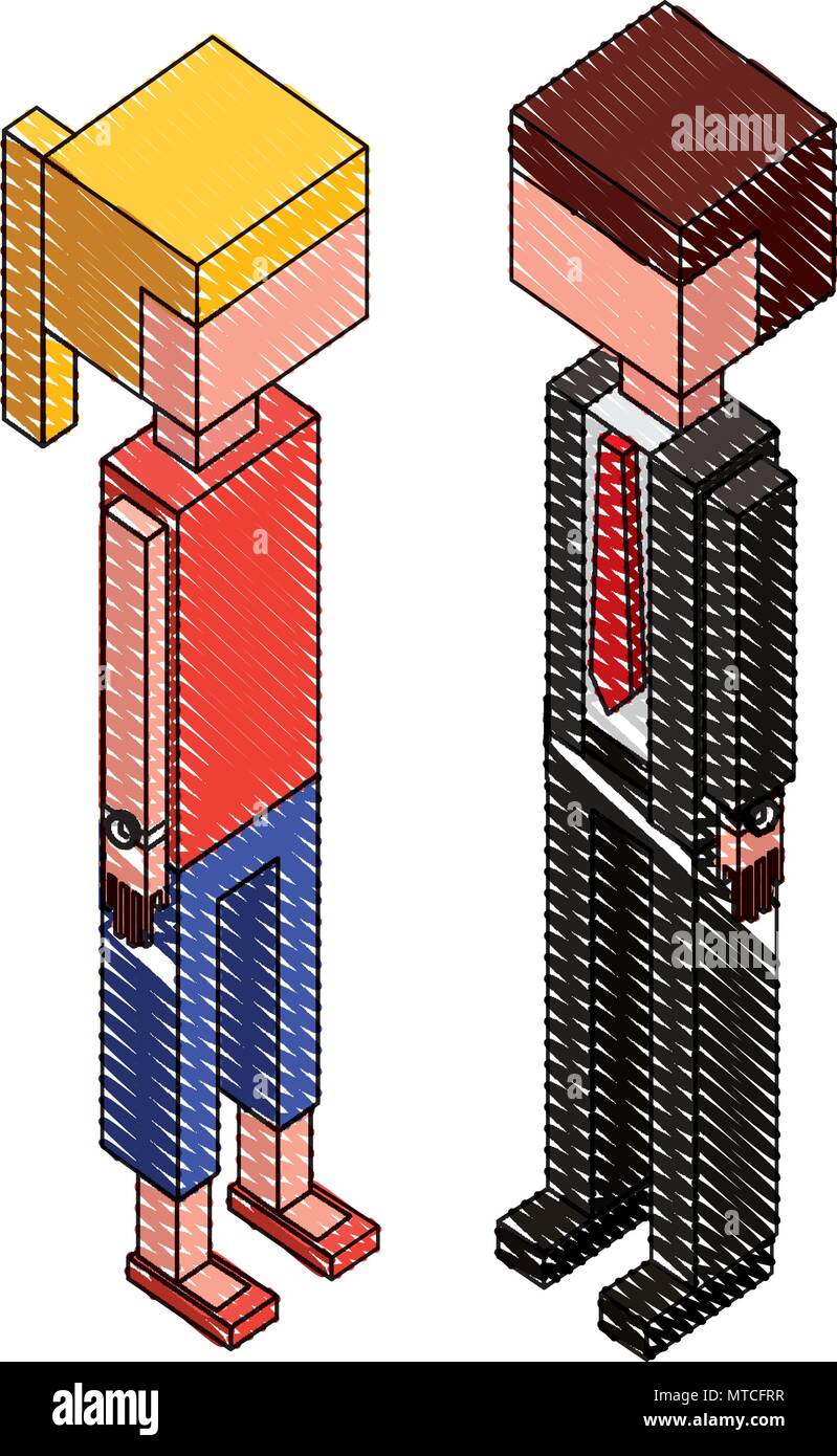 couple standing isometric characters Stock Vector Image & Art - Alamy