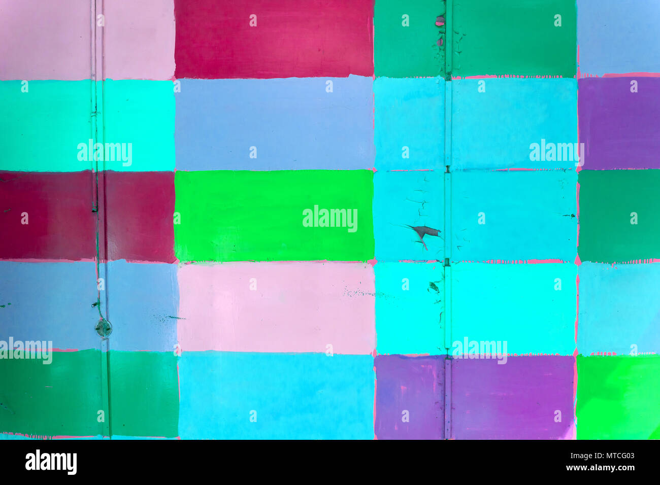 Colorful painted wall for use as a background Stock Photo - Alamy