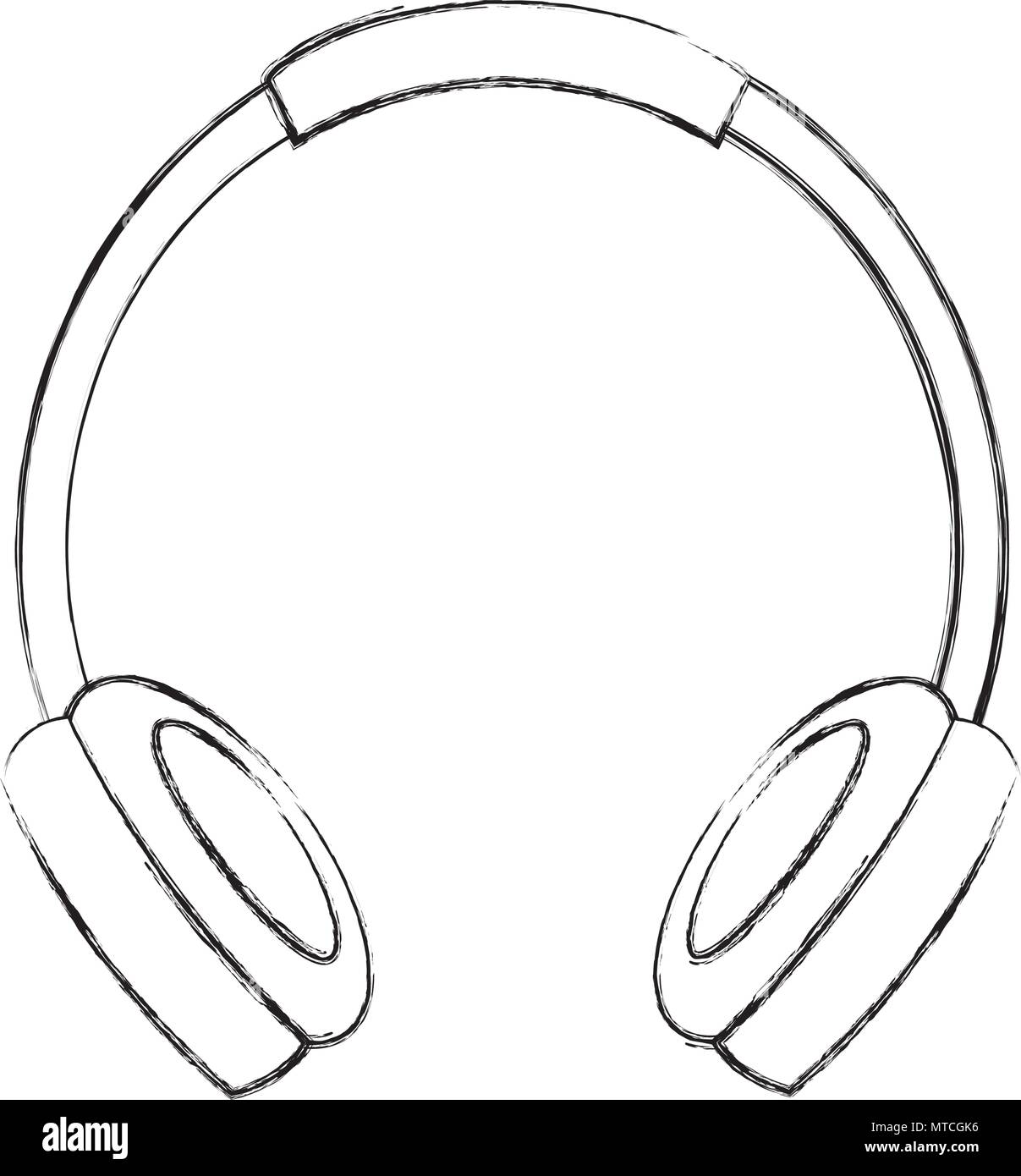 old retro headphones vintage style Stock Vector Image & Art - Alamy