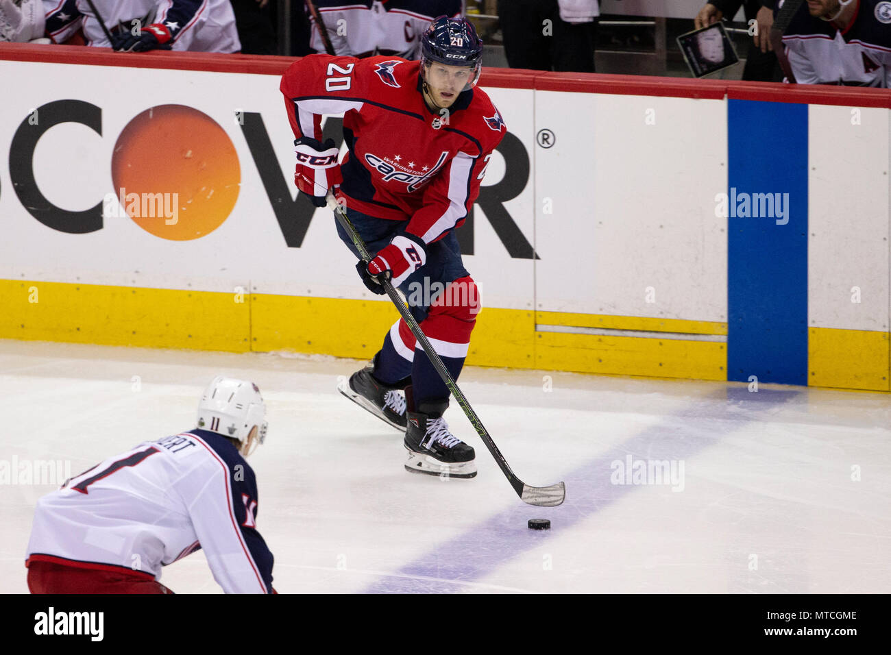 Capitals center Lars Eller (20 Stock Photo - Alamy