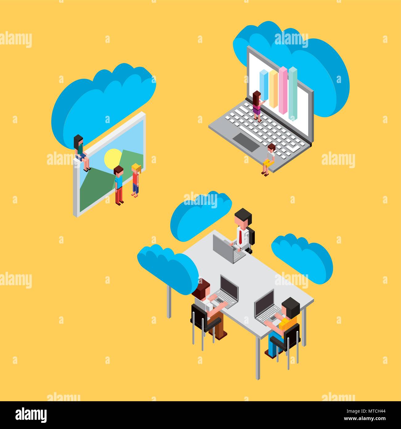 Processing desk Stock Vector Images - Alamy