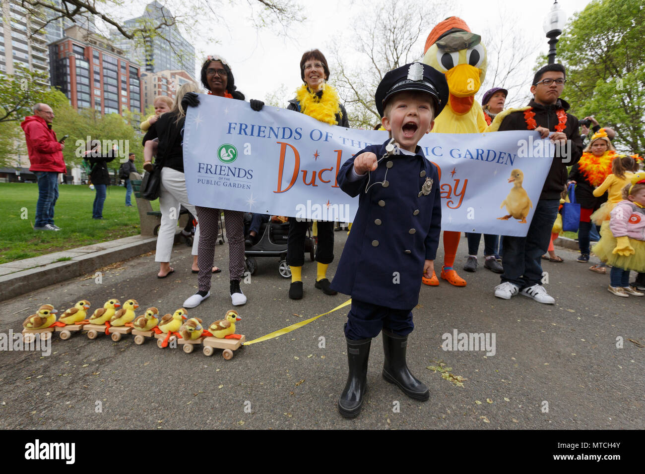 Annual Duckling Day children's event,, Boston Common, Boston ...