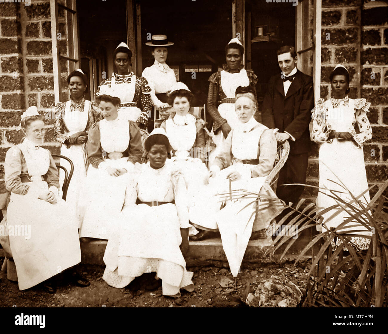 Nurse victorian hi-res stock photography and images - Alamy