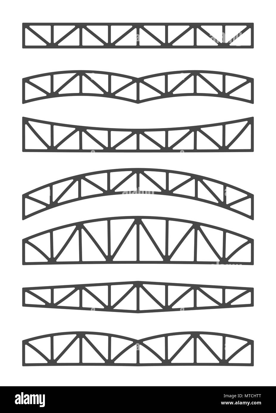 Steel truss design Stock Vector Images - Alamy