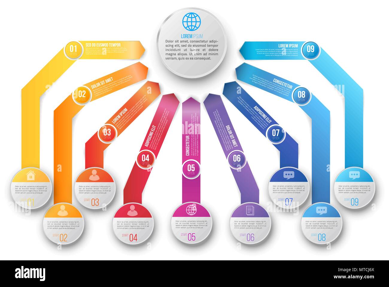 10 point infographic hi-res stock photography and images - Alamy