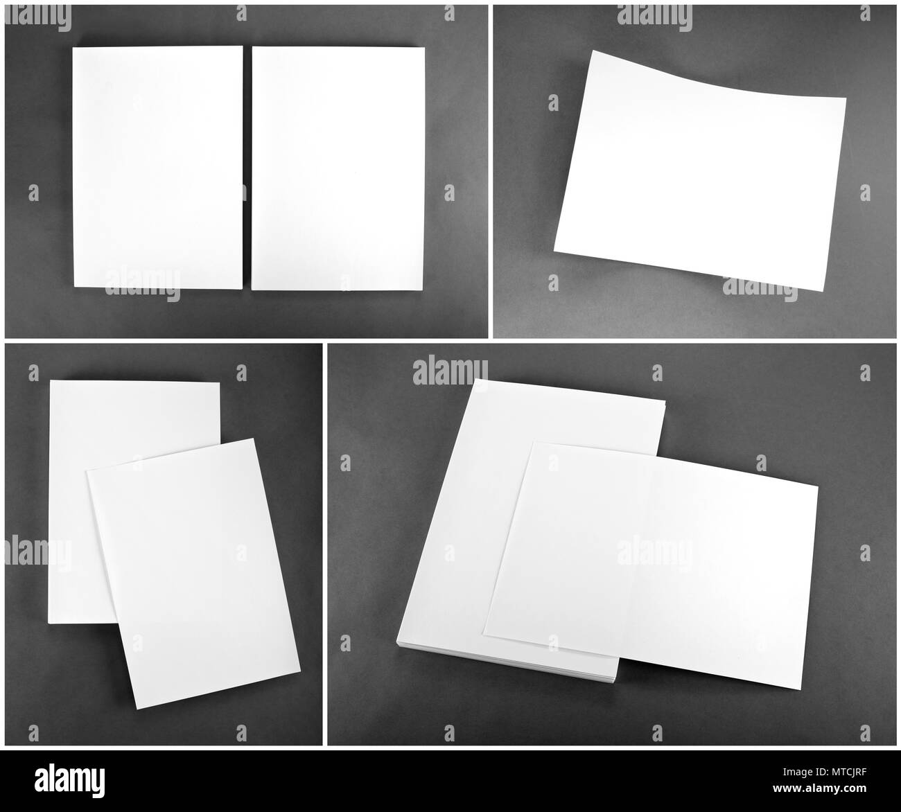 A4 flyer collection Black and White Stock Photos & Images - Alamy