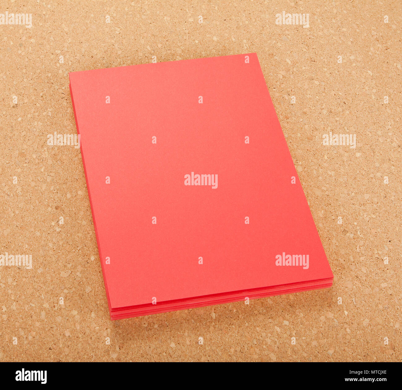 Blank flyer poster on cork board Stock Photo - Alamy