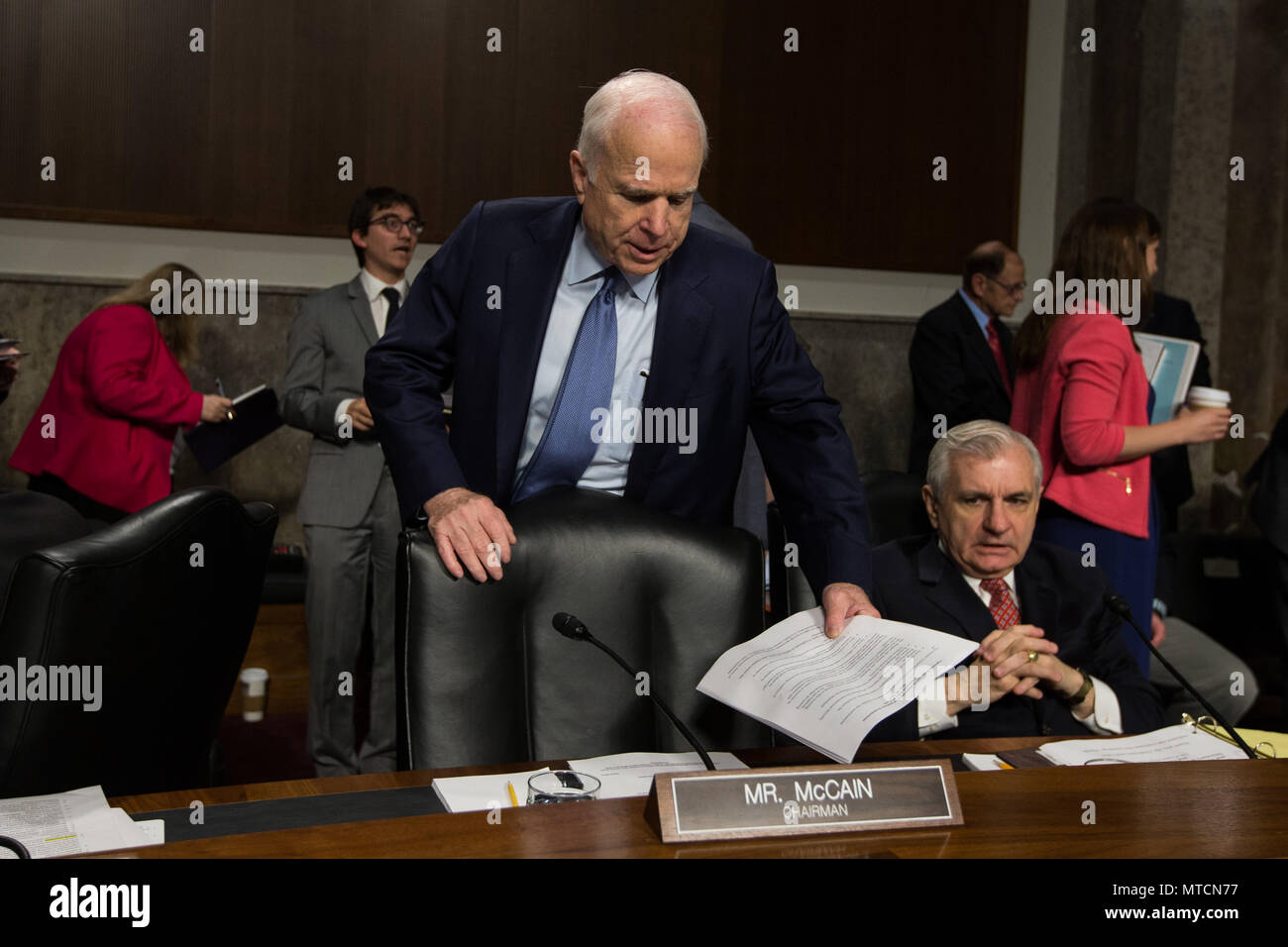 Chair of the senate armed services committee hi-res stock photography ...