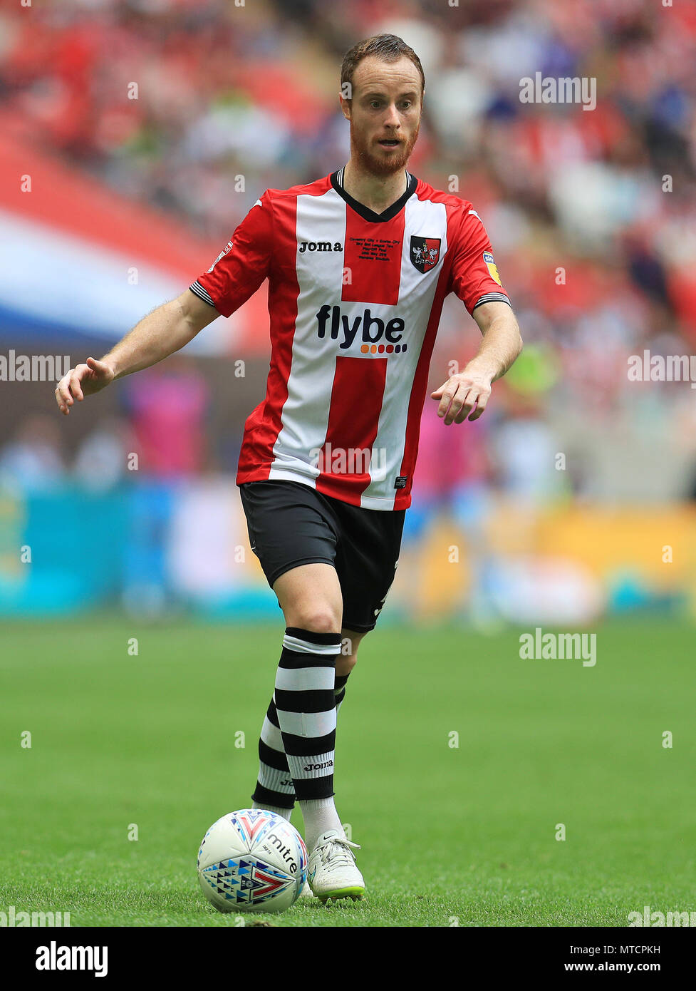 Exeter City's Ryan Harley Stock Photo - Alamy