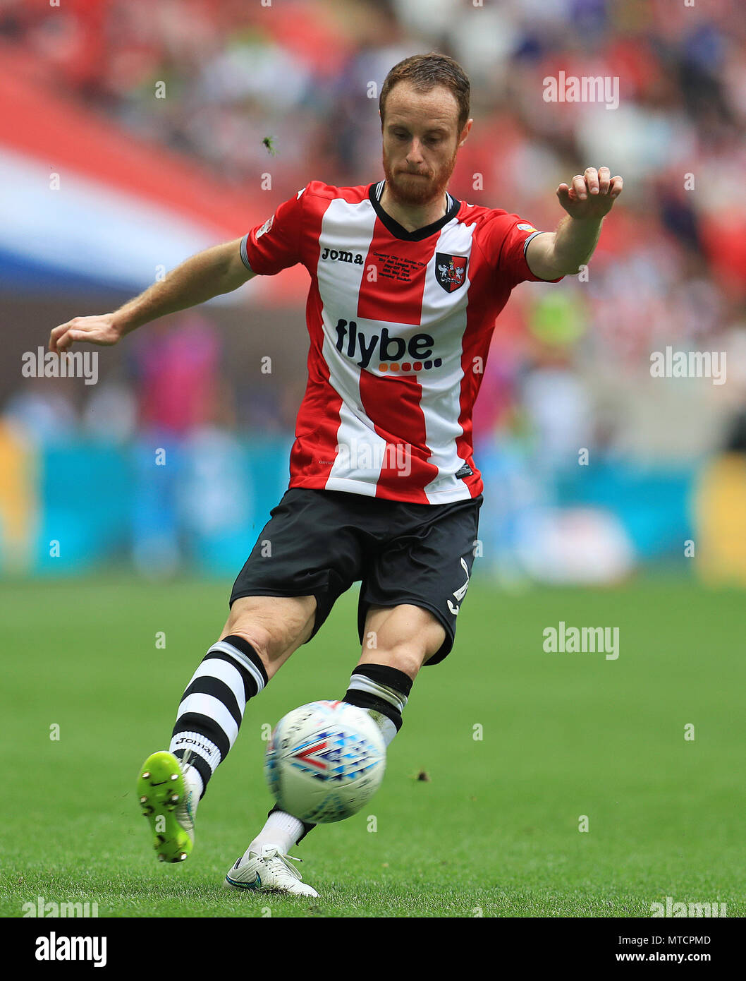 Exeter City's Ryan Harley Stock Photo - Alamy