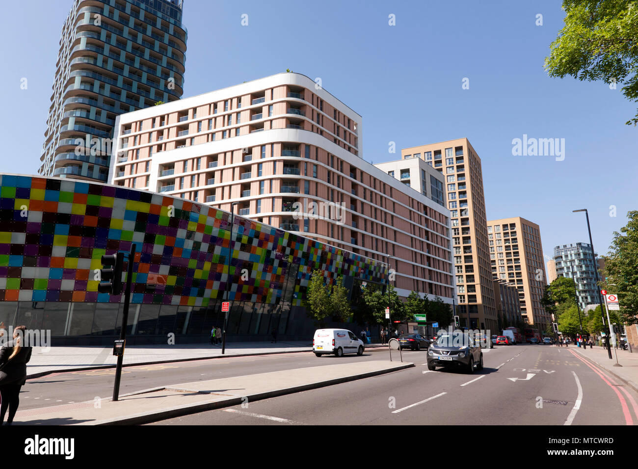Loampit Vale, looking more like Croydon, because of high-rise, high ...
