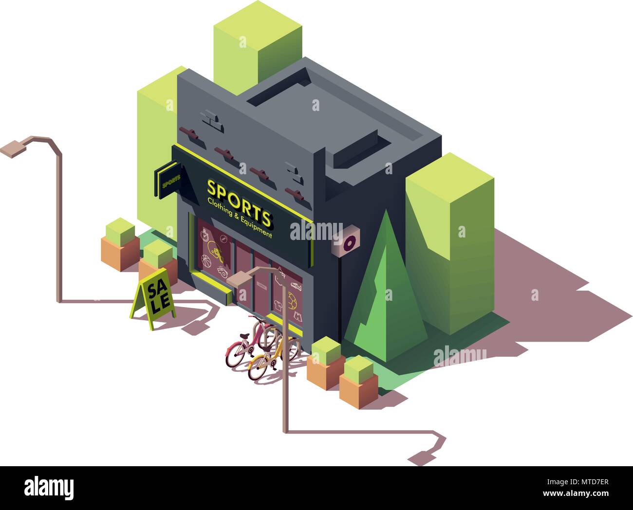 Sports goods Stock Vector Images - Alamy