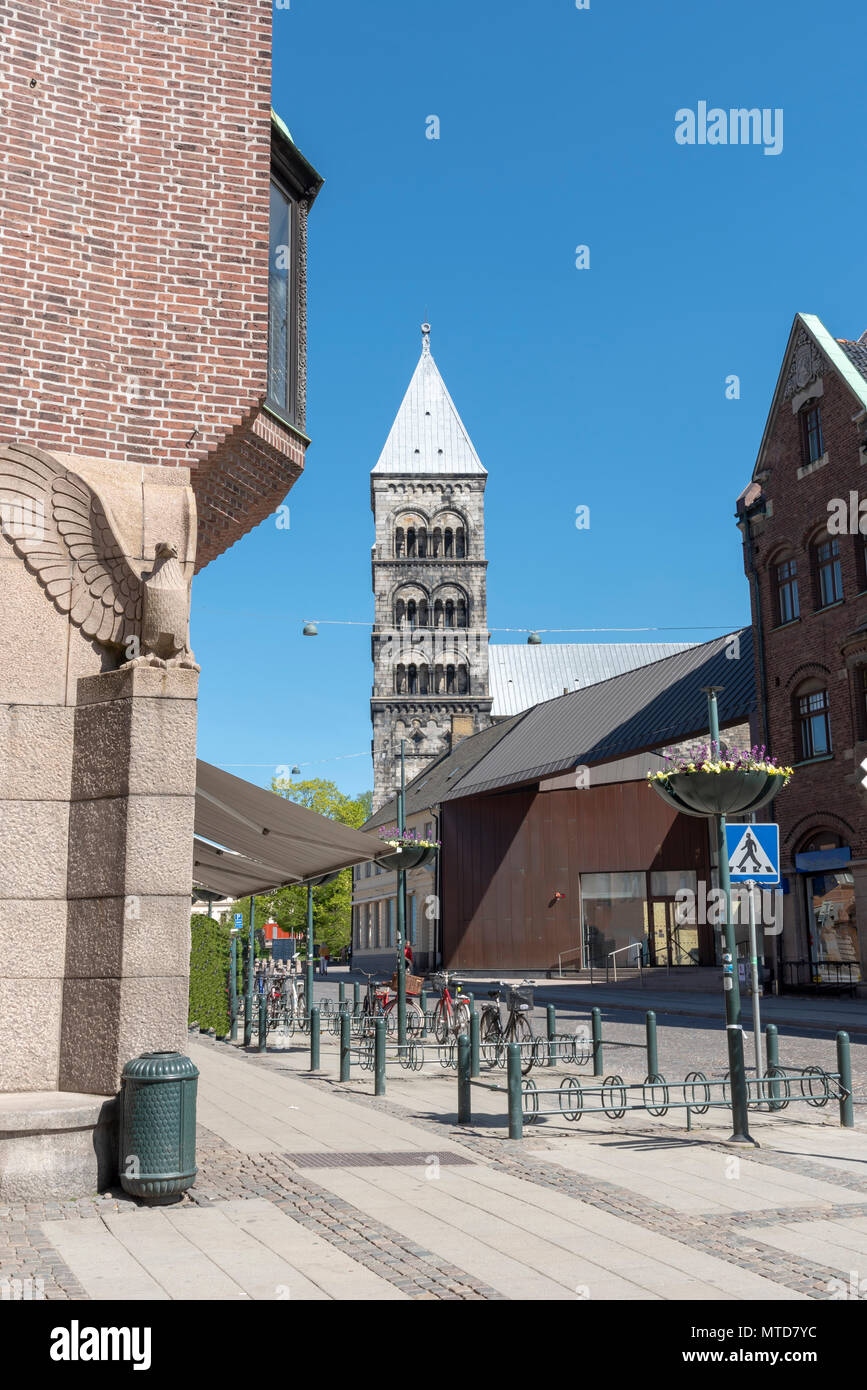 Cathedral in the city of Lund Sweden Stock Photo - Alamy