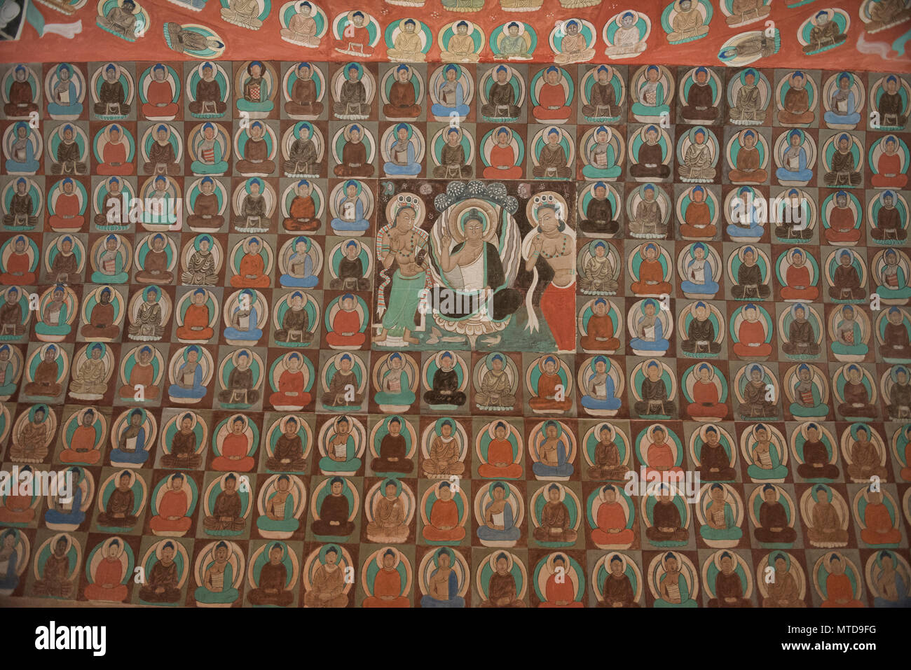 Buddhist art, Turpan museum, Turpan, Xinjiang, China Stock Photo - Alamy