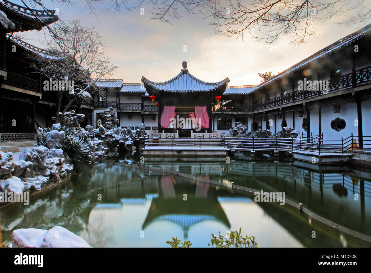 Yangzhou, CHINA-29th May 2018: The He Garden is a well-known ...
