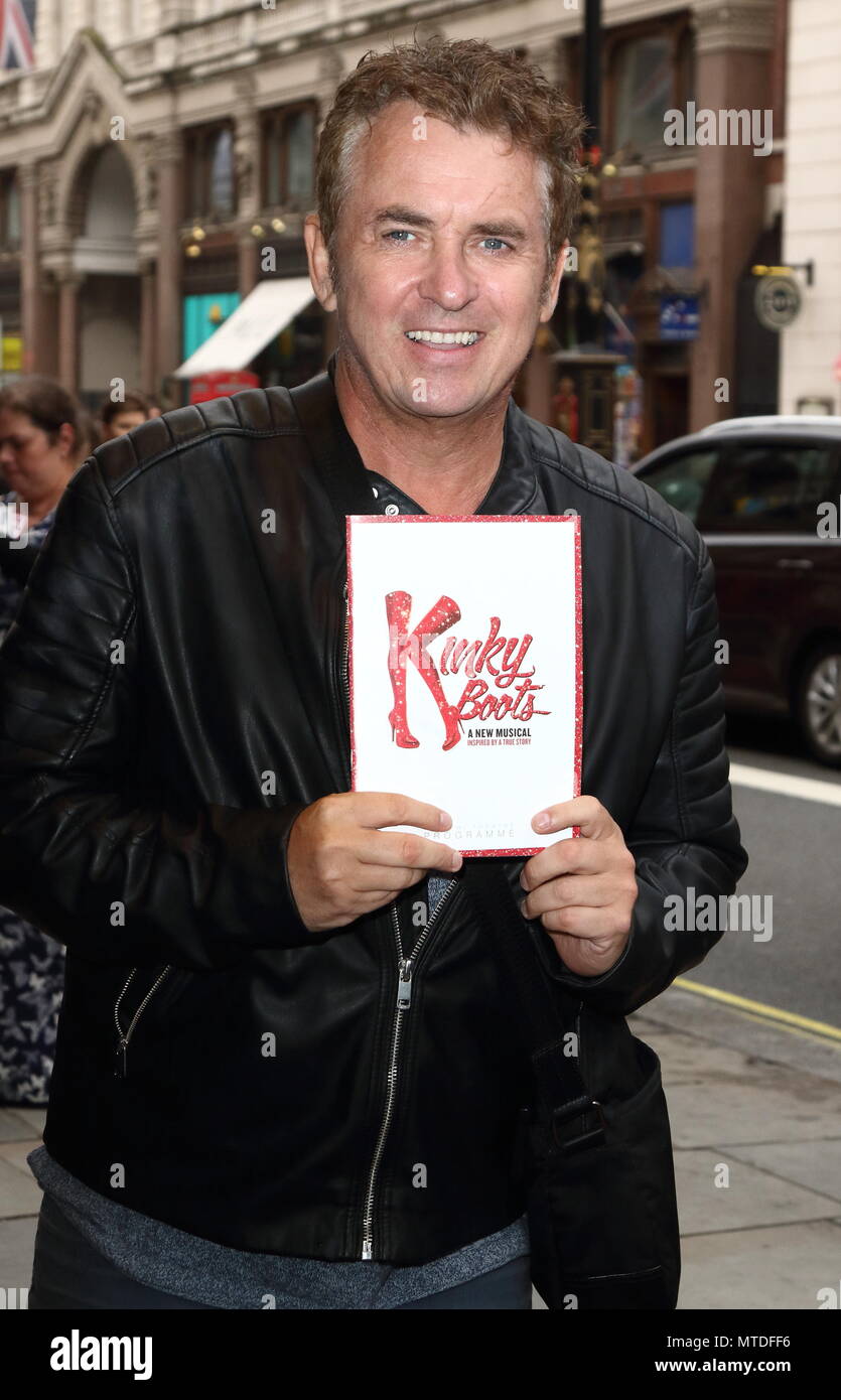 London, UK. 29th May, 2018. Actor Shane Richie at the Kinky Boots ...