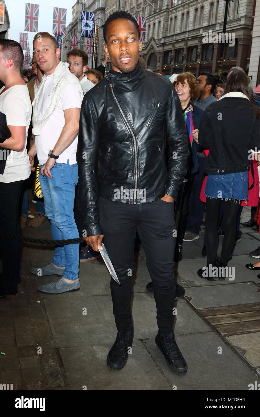 London, UK. 29th May, 2018. Singer Lemar at the Kinky Boots - gala ...