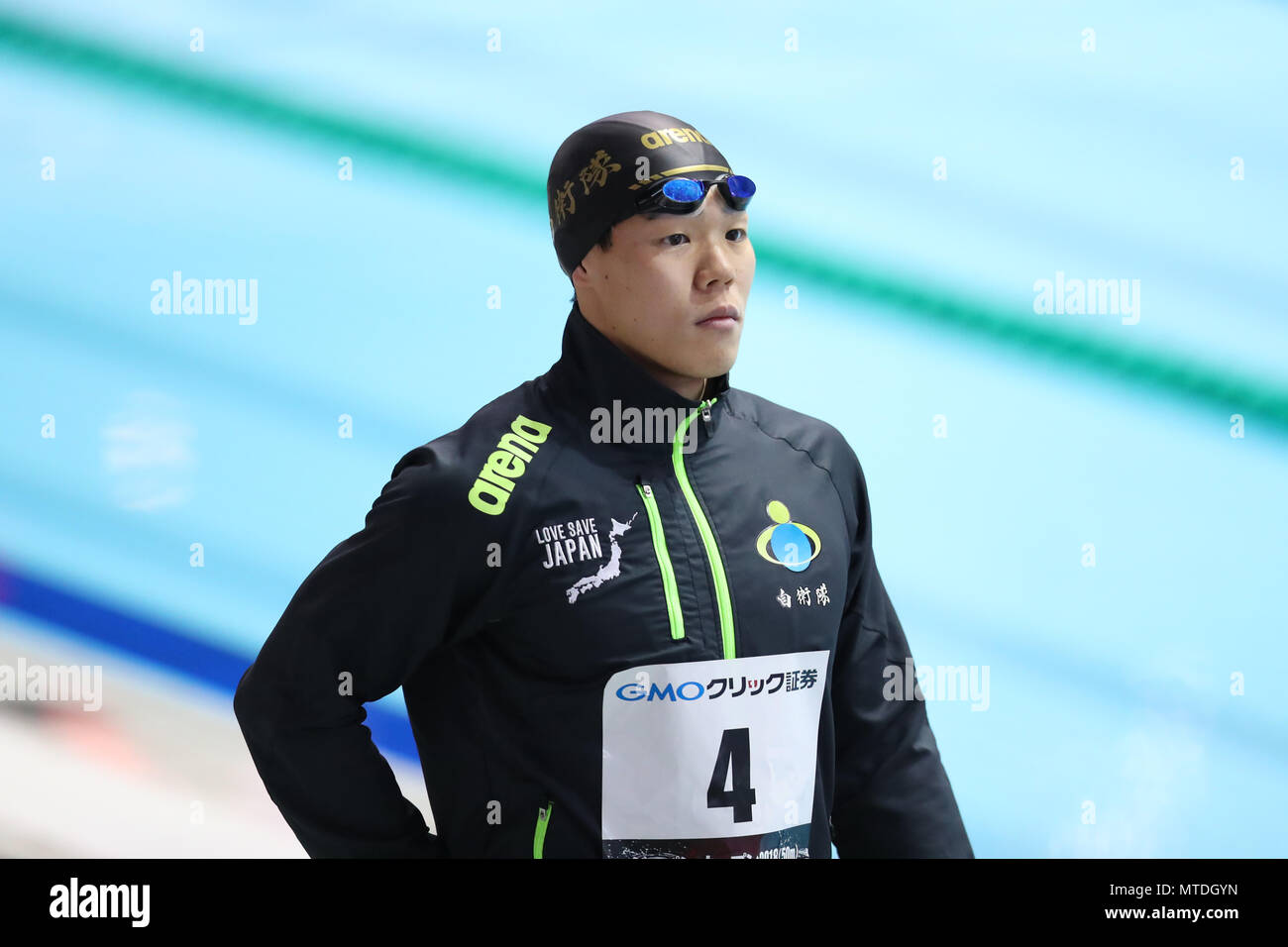 Tokyo, Japan. 27th May, 2018. Hayato Watanabe Swimming : Japan Open ...