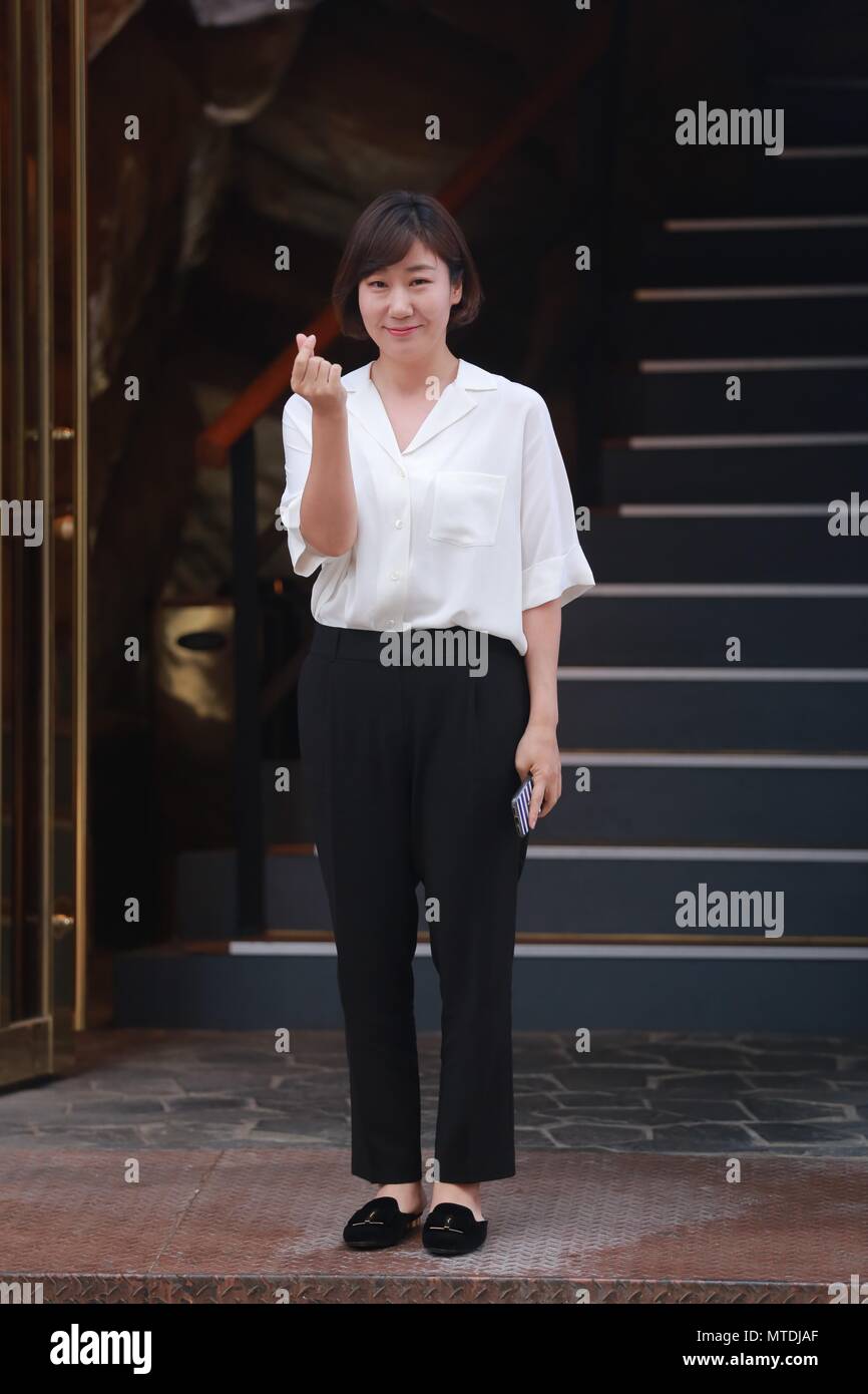 Seoul, Korea. 29th May, 2018. Kim Myung-min, Kim Hyun Joo, Ra Mi Ran ...