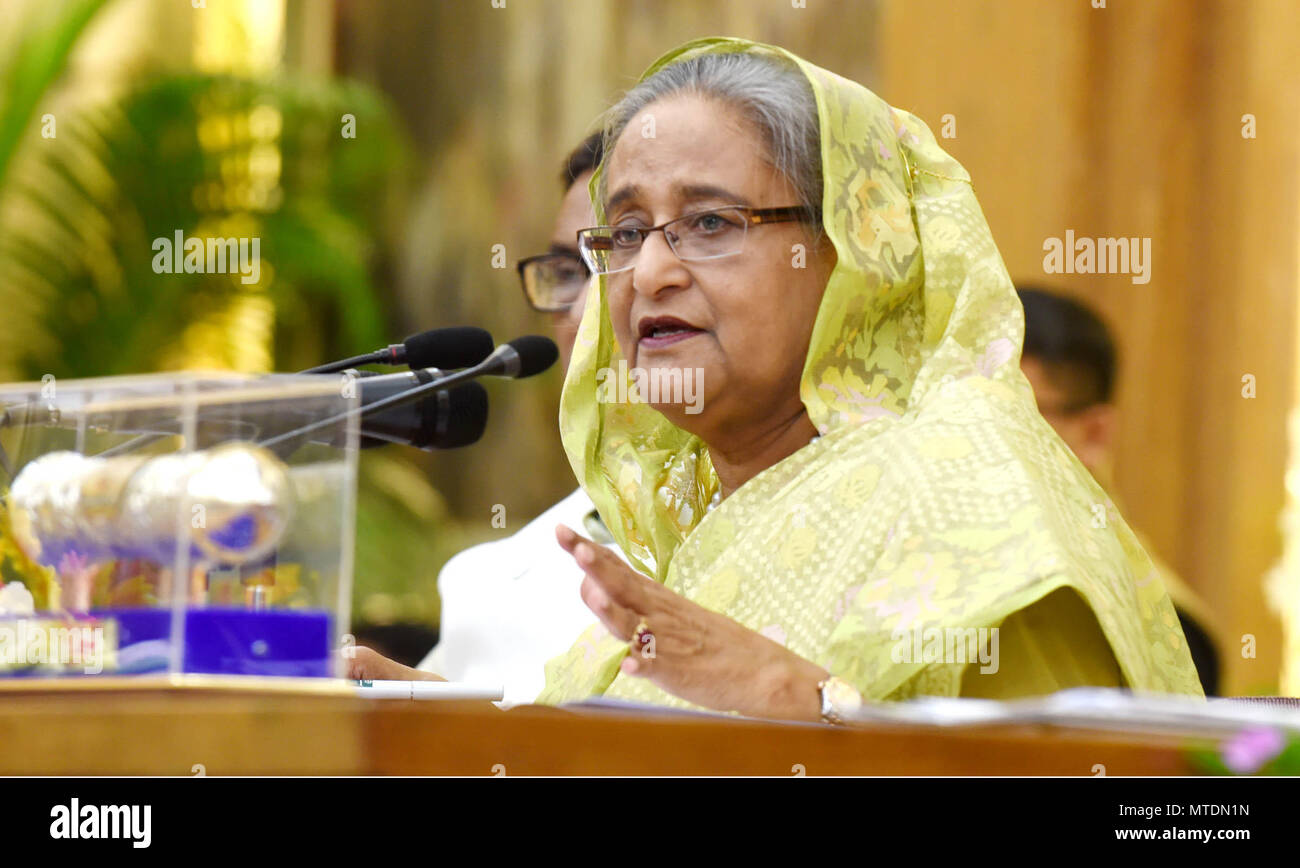 Dhaka. 30th May, 2018. Bangladeshi Prime Minister Sheikh Hasina speaks ... Dhaka. 30th May, 2018. Bangladeshi Prime Minister Sheikh Hasina speaks ...