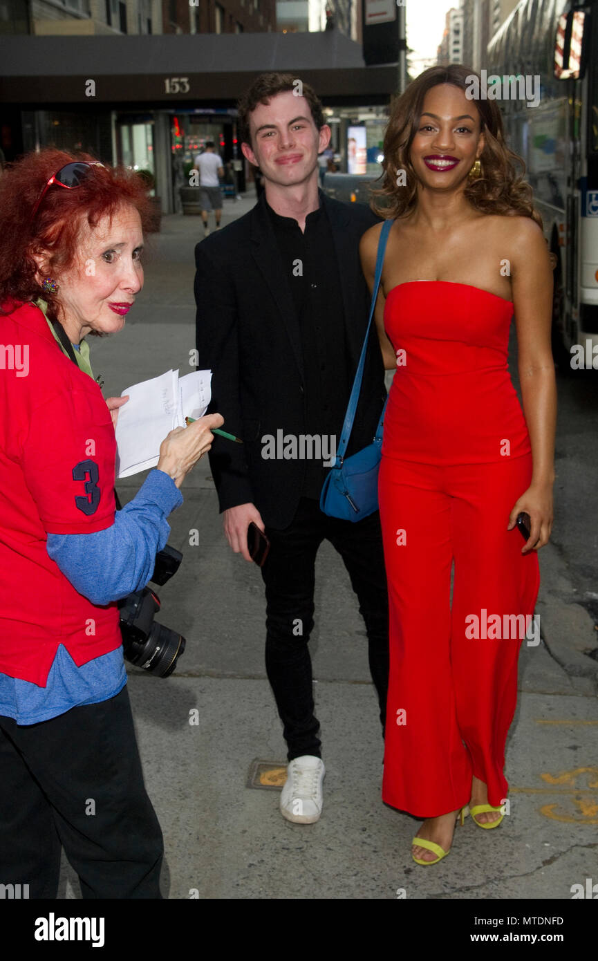 New York, USA. 29th May, 2018. Actor Max Mackenzie (L) attends Bella ...