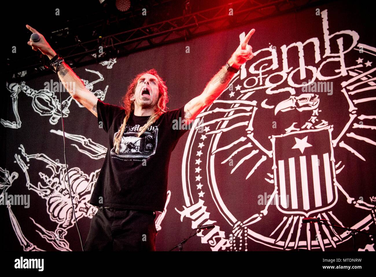 Toronto, Ontario, Canada. 29th May, 2018. American metal band 'Lamb of ...