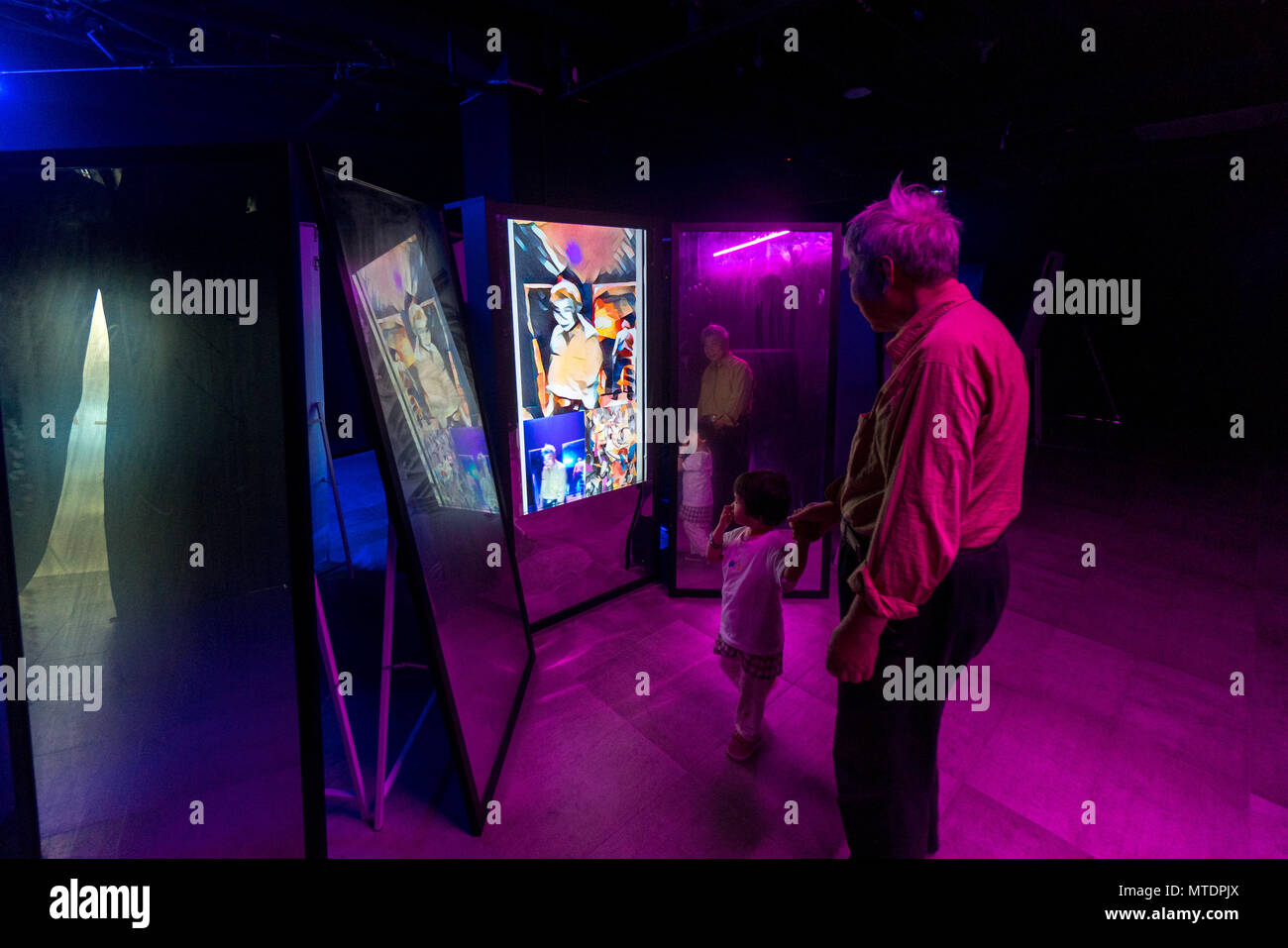 May 30, 2018 - Shanghai, China - The interactive art exhibition of ...