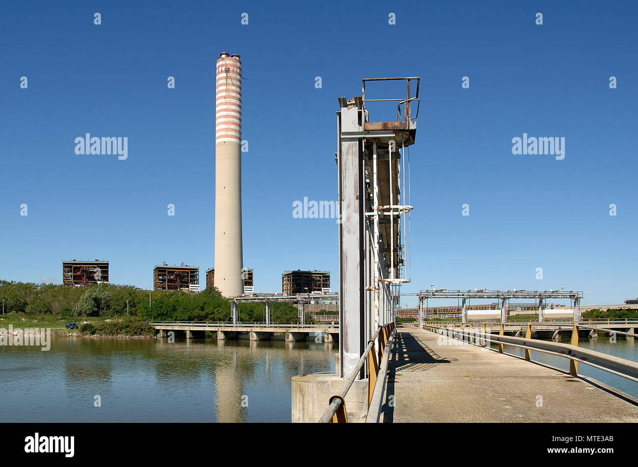 Pila (Ro),Veneto,Italy,Po River Delta,the thermoelectric Central ...