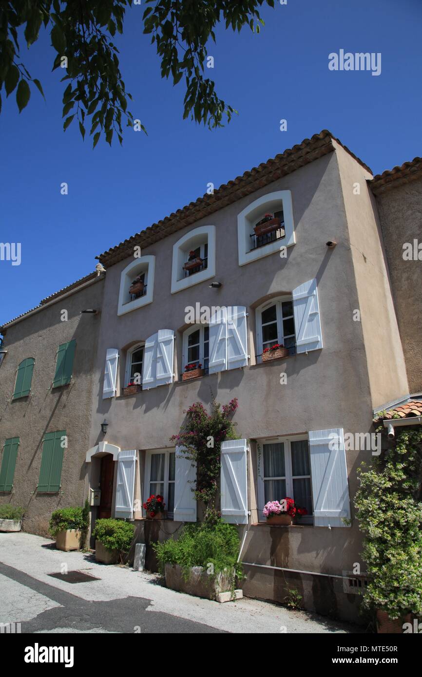 Grimaud Village, Var, France Stock Photo - Alamy