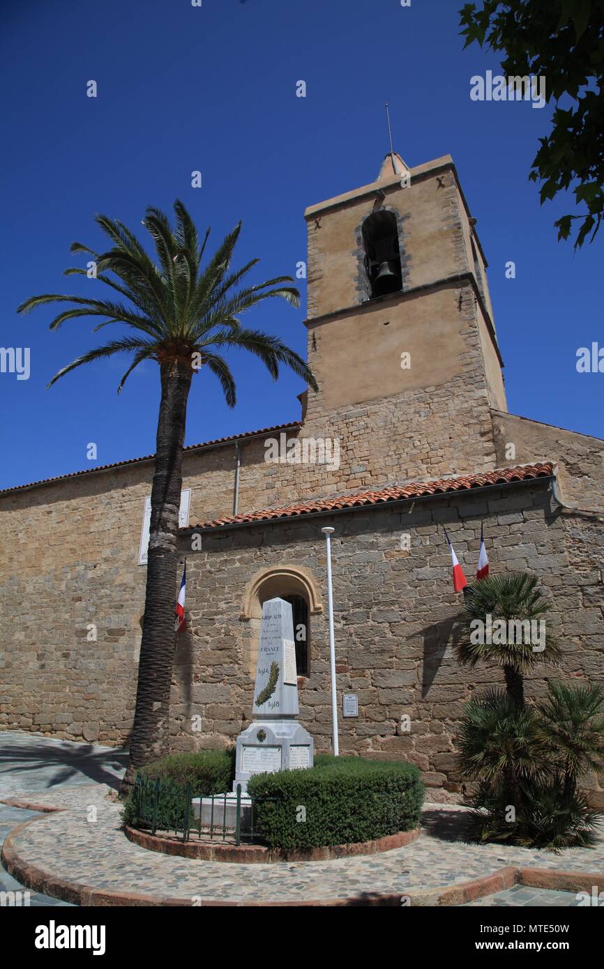 Grimaud Village, Var, France Stock Photo - Alamy