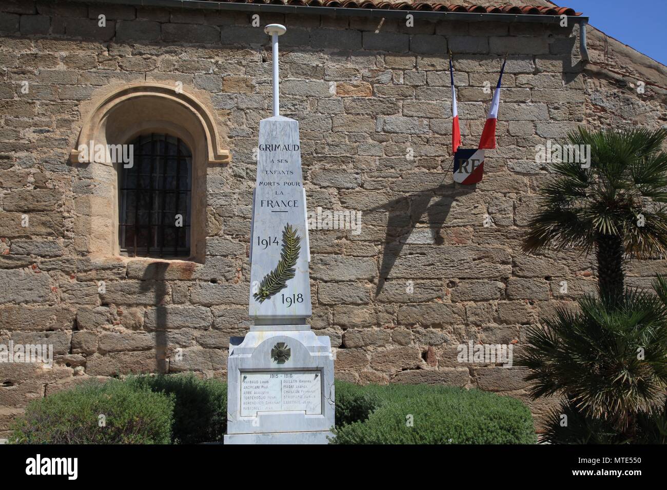 Grimaud Village, Var, France Stock Photo - Alamy