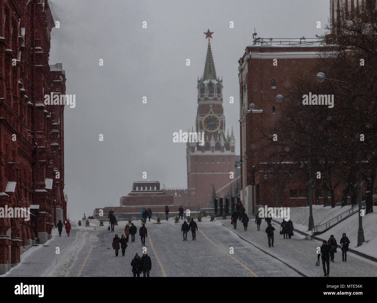 Spasskaya tower, moscow hi-res stock photography and images - Alamy