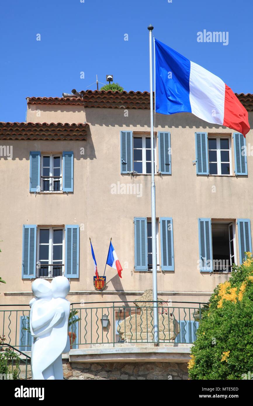 Grimaud Village, Var, France Stock Photo - Alamy