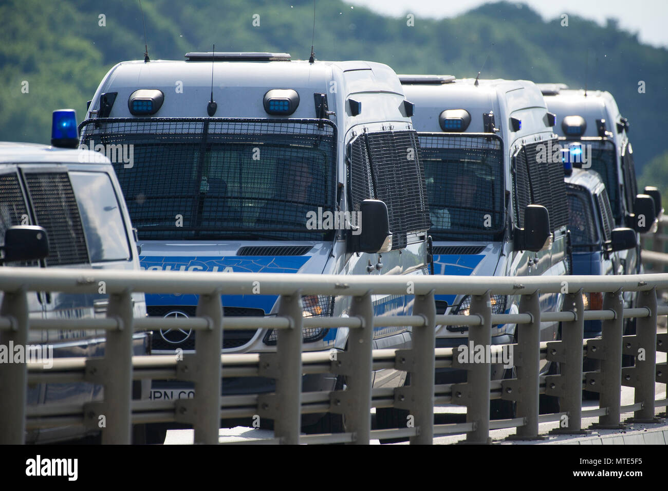 Polish anti-riot police (Oddzialy Prewencji Policji) during The Fourth ...