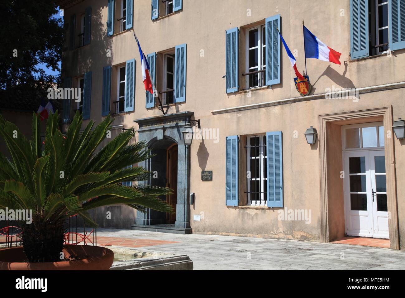 Grimaud Village, Var, France Stock Photo - Alamy
