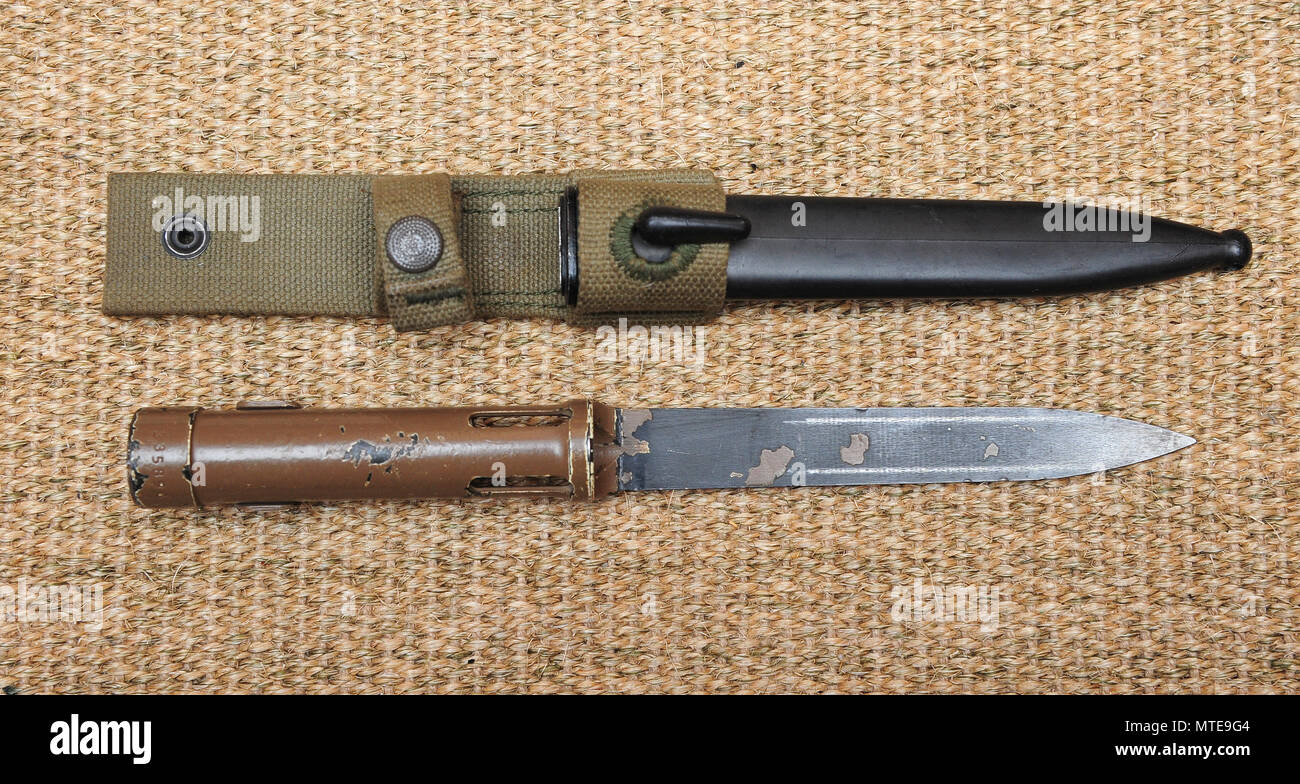 South African R1 bush wars bayonet Stock Photo - Alamy