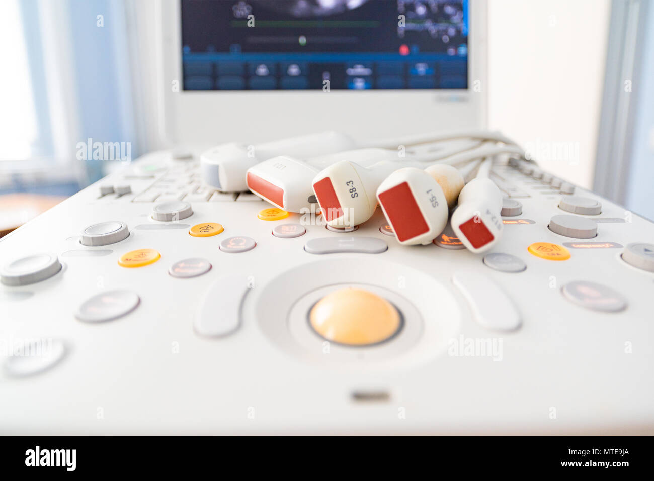 Modern sensors for ultrasound examination Stock Photo - Alamy