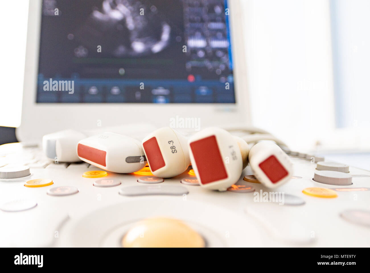 Modern sensors for ultrasound examination Stock Photo - Alamy