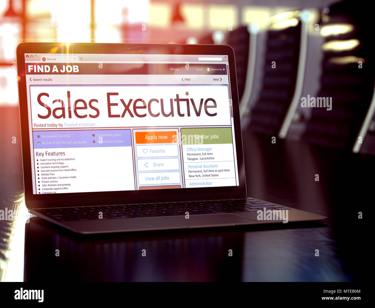 Sales Executive Join Our Team. 3D Stock Photo - Alamy