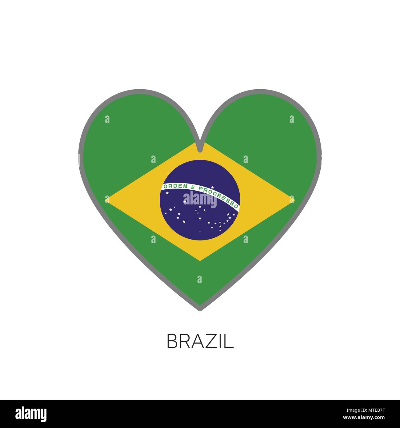 Love brazil label hi-res stock photography and images - Alamy