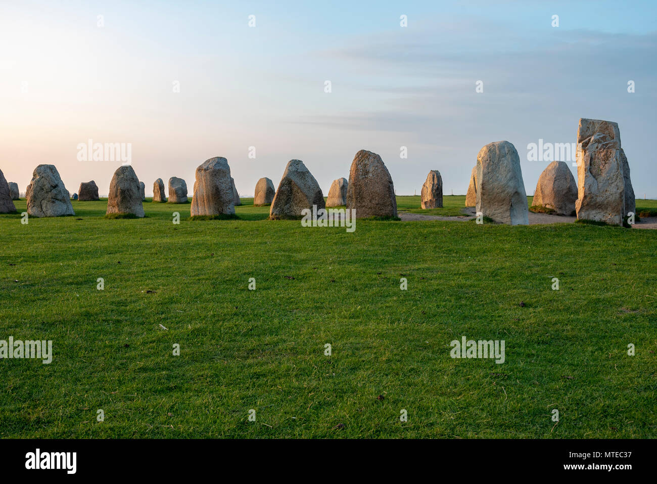 Megalithic monument ales stones hi-res stock photography and images - Alamy