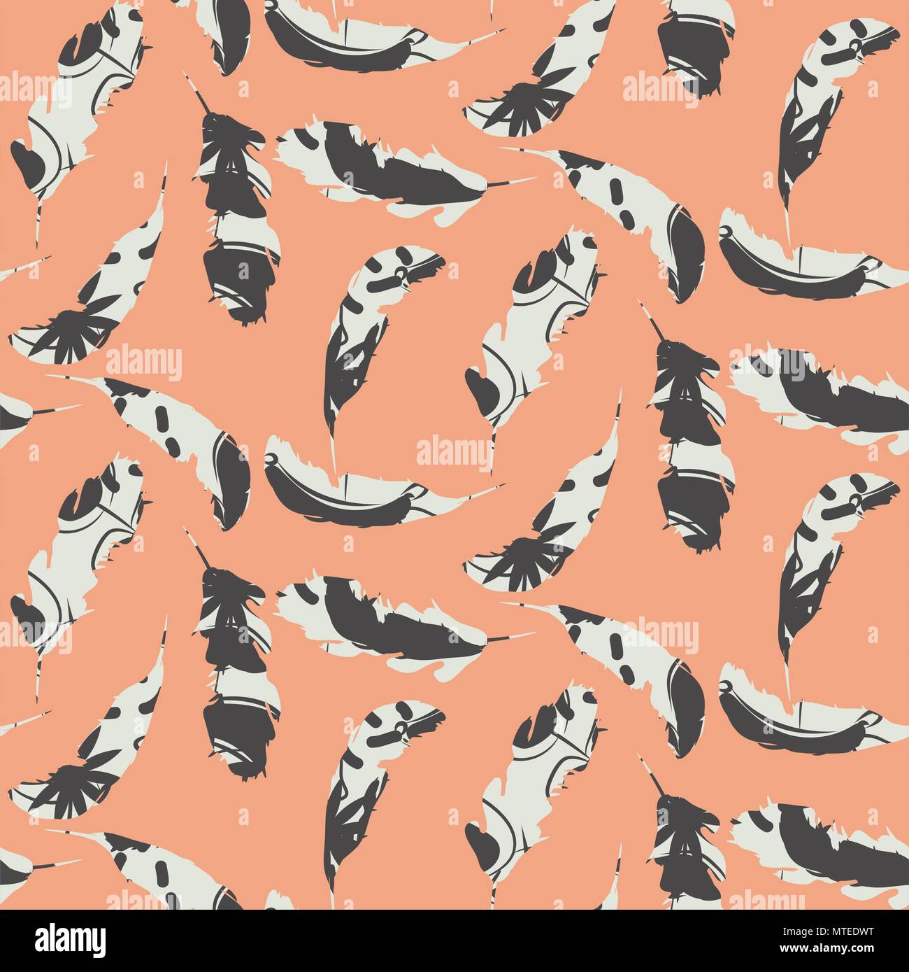 Exotic feathers Stock Vector Images - Alamy