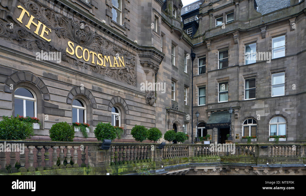 The Scotsman Hotel, Edinburgh, Scotland, United Kingdom Stock Photo - Alamy