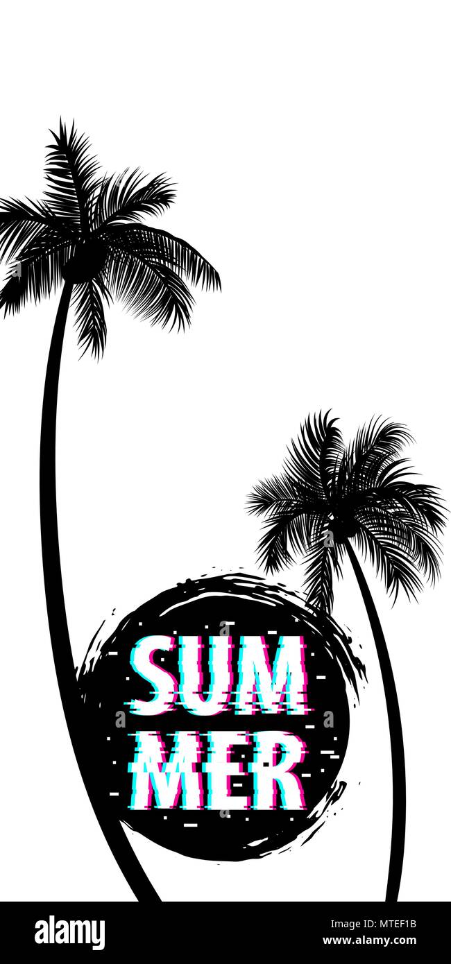 Summer sale poster tropic Cut Out Stock Images & Pictures - Alamy