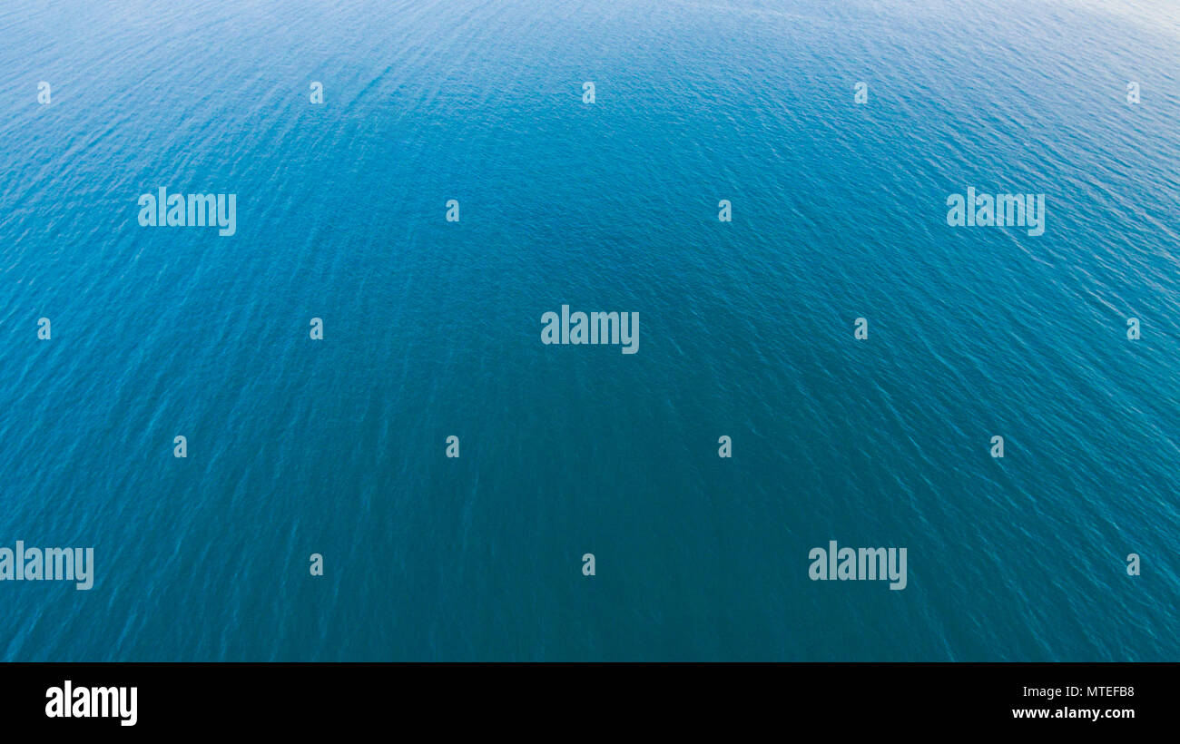 Drone view of the texture of water in the sea Stock Photo - Alamy