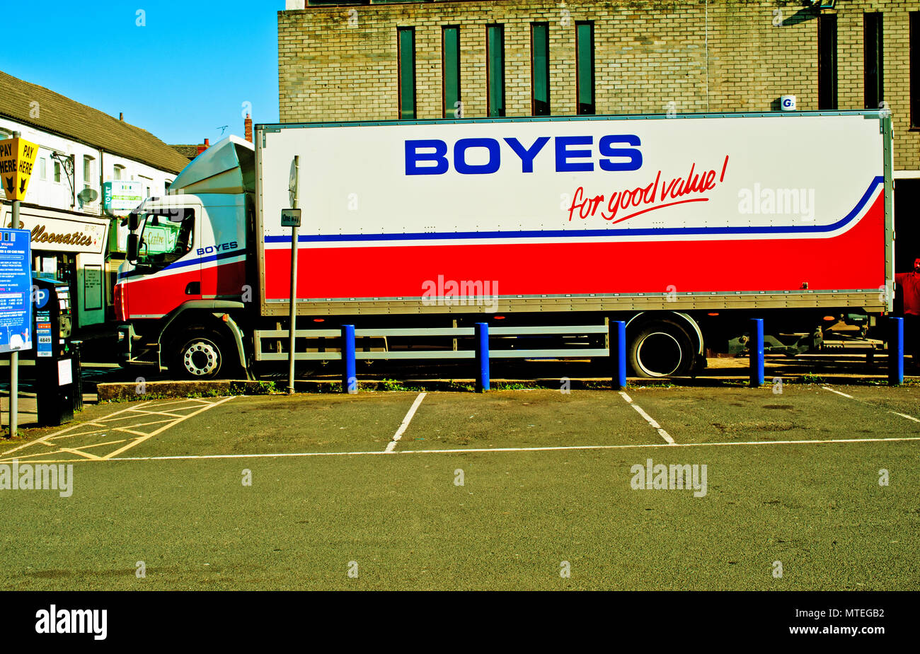 Boyes delivery van hi-res stock photography and images - Alamy