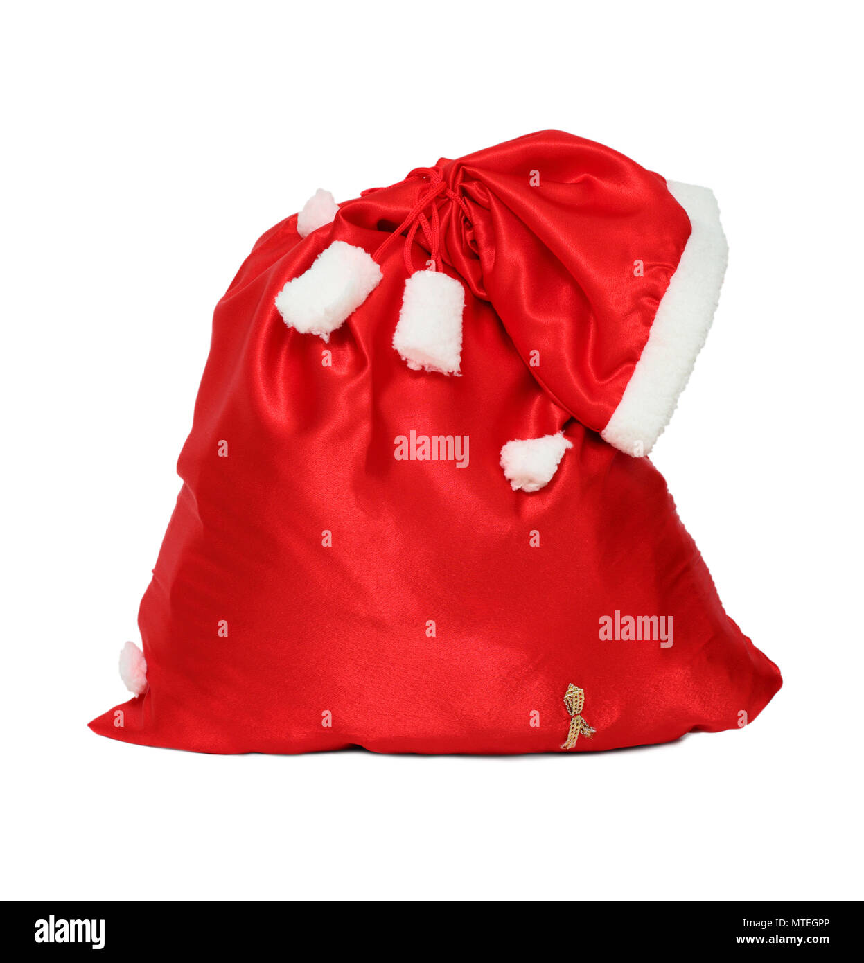 christmas santa claus red bag Stock Photo - Alamy