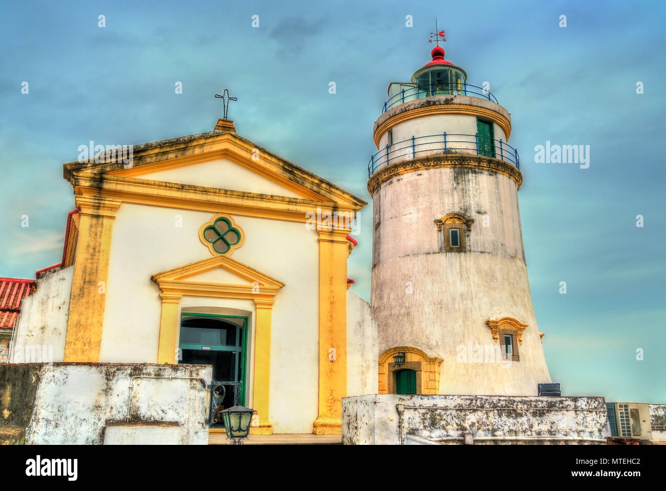 Capela de Nossa Senhora da Guia and Guia Lighthouse at the Guia ...